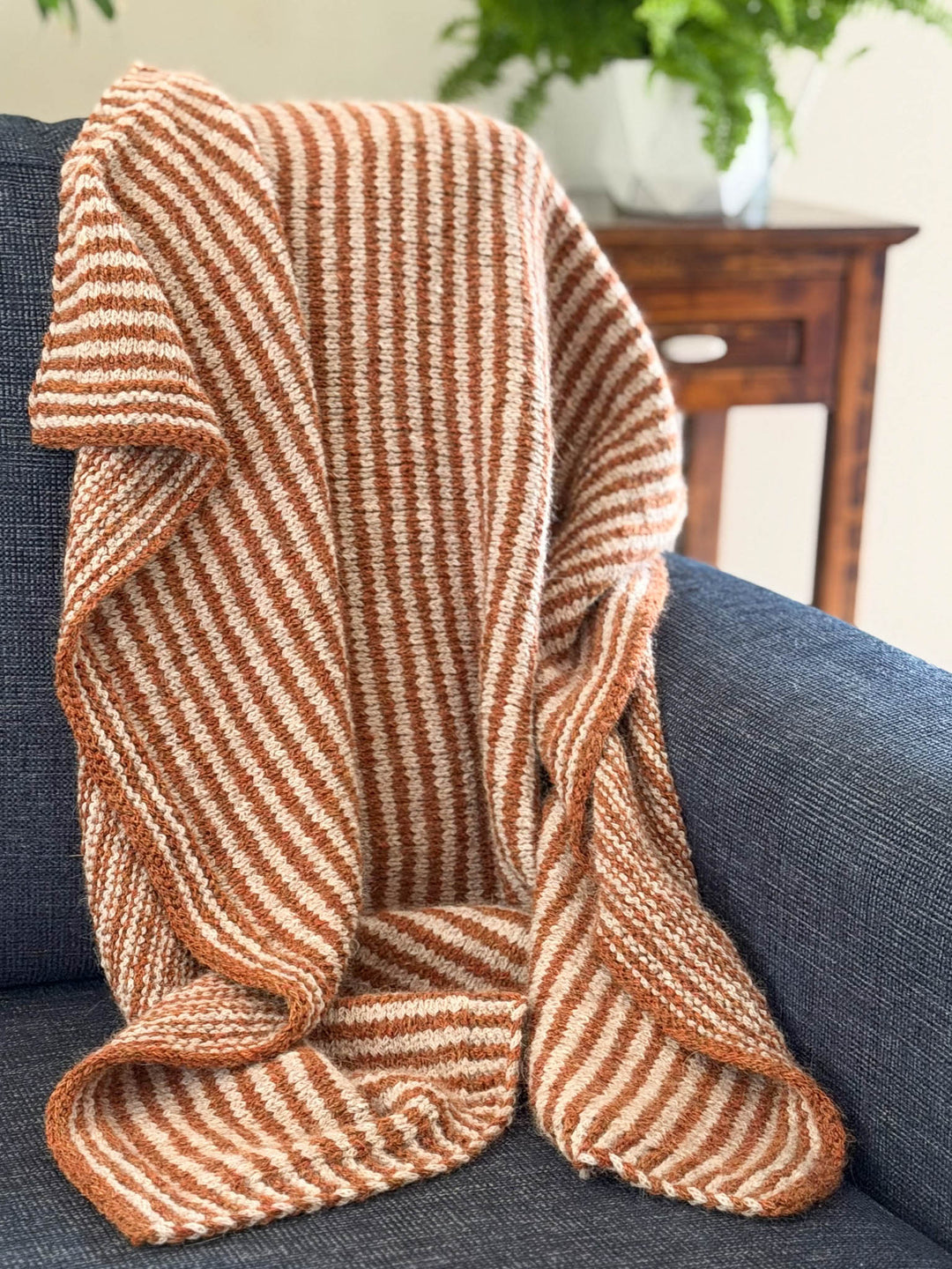 Uno Mini Stripes Blanket | All-In-One Knitting Kit – Unravelled Store